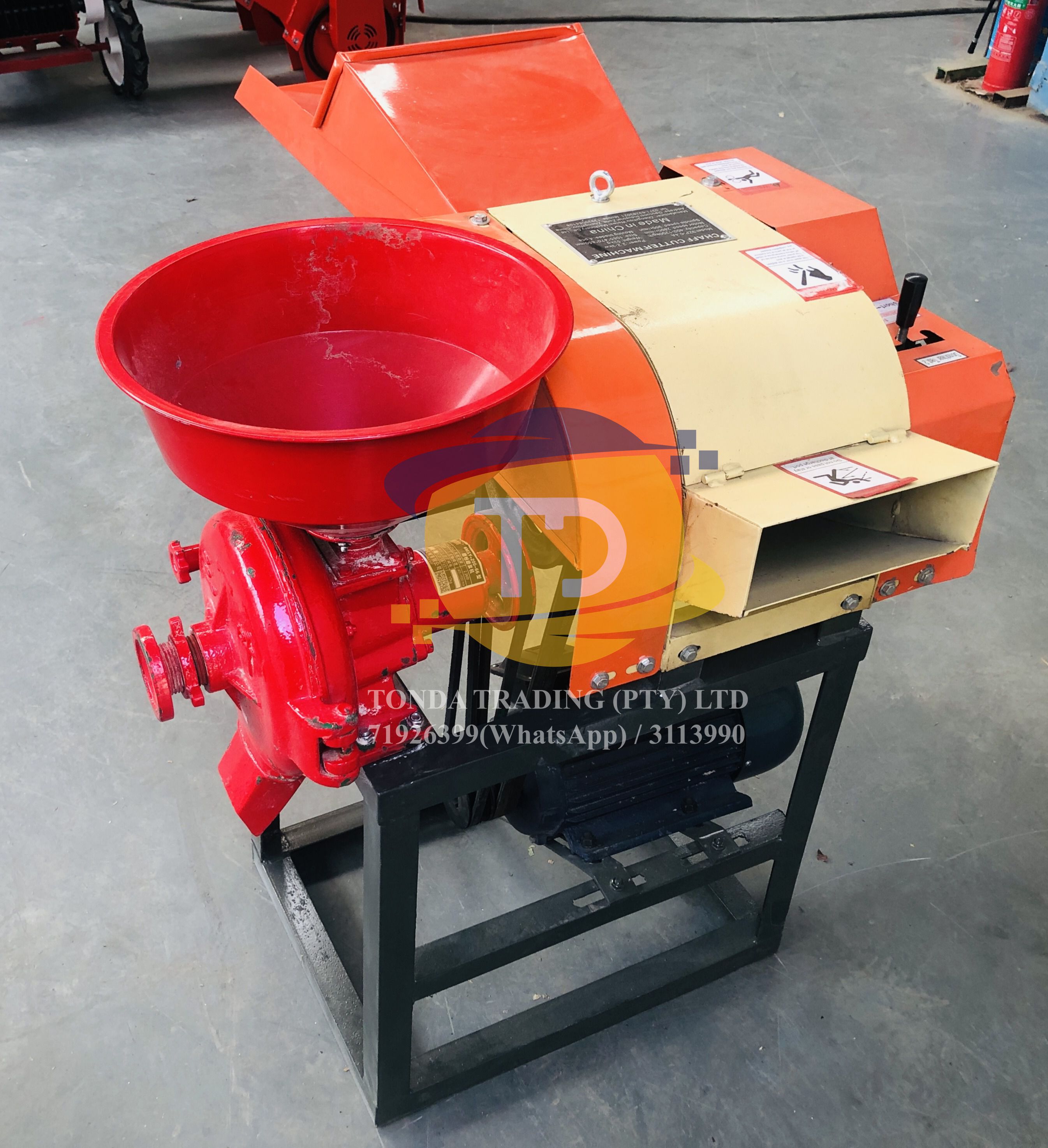 Chaff Cutter & Grinder Combined Machine (Electricity Type) – TONDA ...